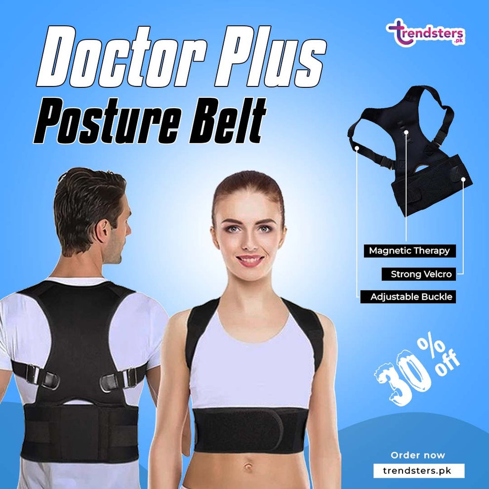 Doctor Plus Posture Belt – Back Support & Posture Help in Pk ...