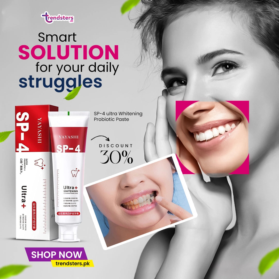 SP-4 ultra Whitening Probiotic Paste – Trendsters.pk