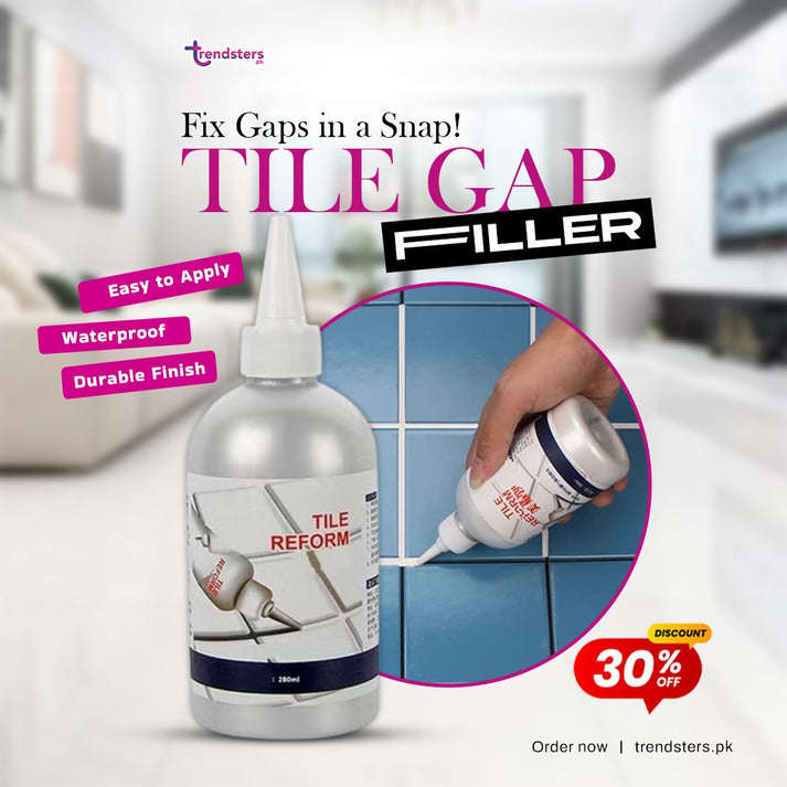 Waterproof Tile Gap Filler – Fix Gaps & Cracks Instantly – Trendsters.pk