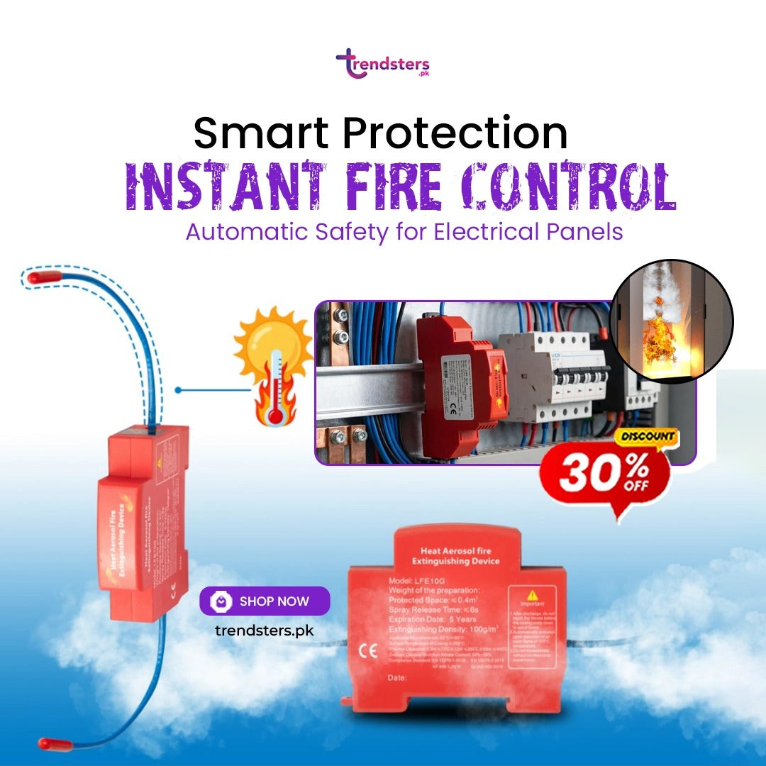 Automatic Electrical Fire Suppression System – Trendsters.pk